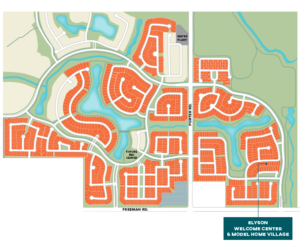 Elyson Map, Katy, TX | Master Planner Community Near Houston
