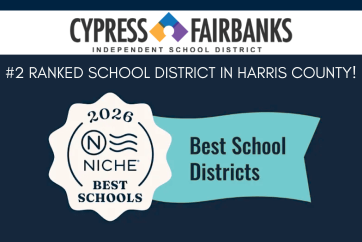 Cy-Fair ISD, serving part of Elyson, is No. 2 ranked school district in ...